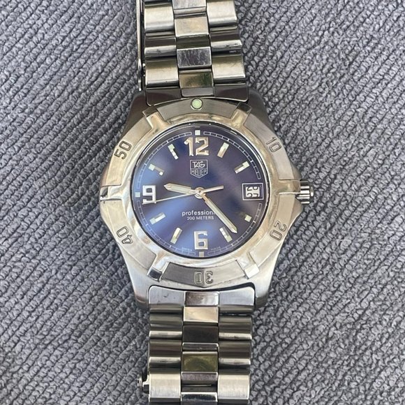 Tag Heuer | Accessories | Tag Heuer 200 Blue Face Mens Watch Wn112 ...